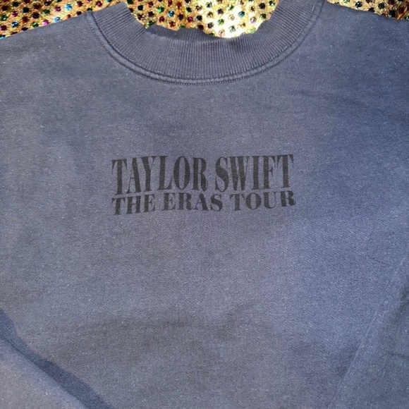 Taylor Swift | Tops | Taylor Swift Eras Tour Blue Crewneck | Poshmark